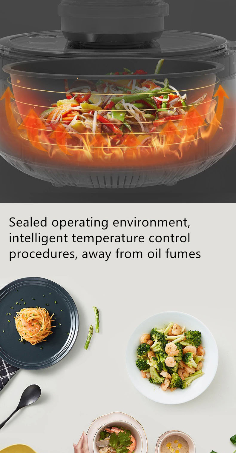 Joyoung| Electric Cooking Robot Machine| Automatic Frying Smart Wok ...