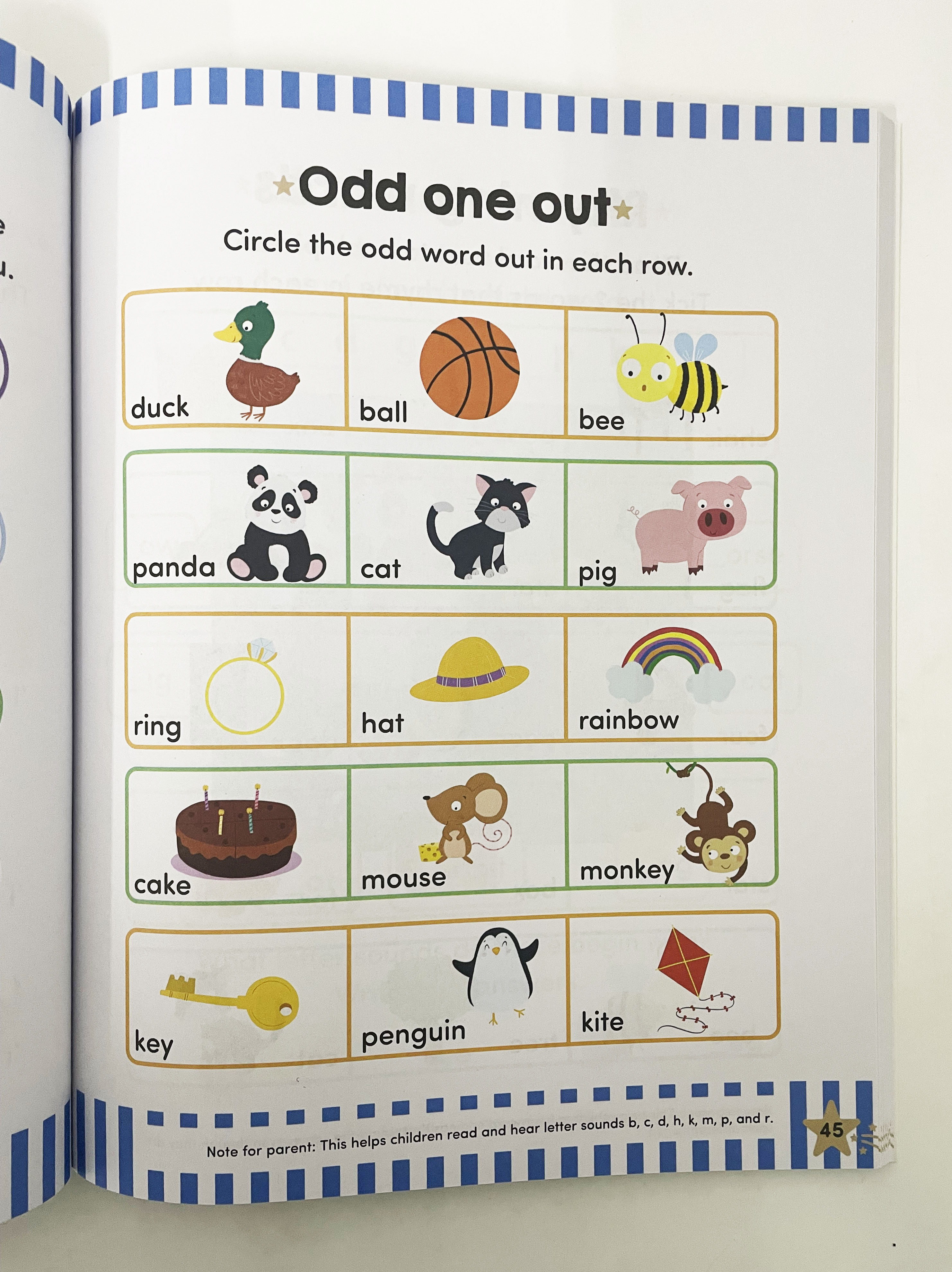 Gold Stars Ready for School Big Workbook For Kids To Learn Phonics ...
