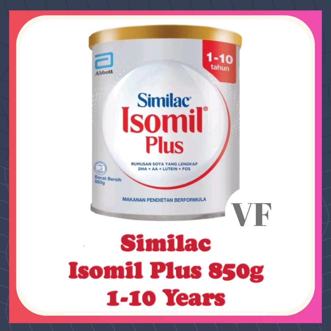 Abbott Similac Isomil Plus 1-10 Years Formula Milk 850g & Similac Total ...