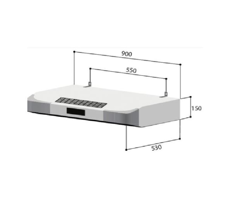 Rinnai RH-90ER SUS Slimline Cooker Hood | EXPRESS FREE DELIVERY | Shopee Singapore