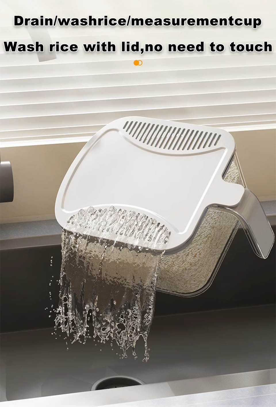 SG Stock LILI Rice Storage Box Grain Container Kitchen Cereal Rice ...