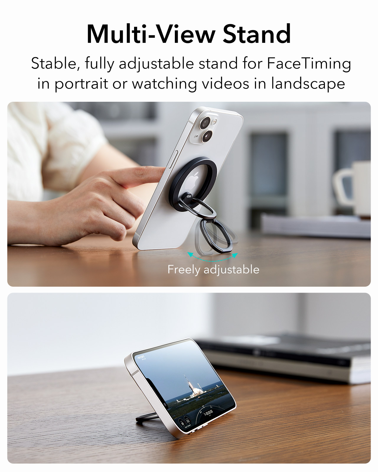 ESR Magnetic Dual Joint Ring Stand | Shopee Singapore