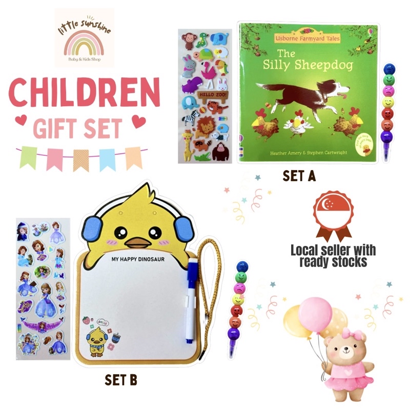Customised Children Gift Set Kids Birthday Goodie Children Day Gift ...