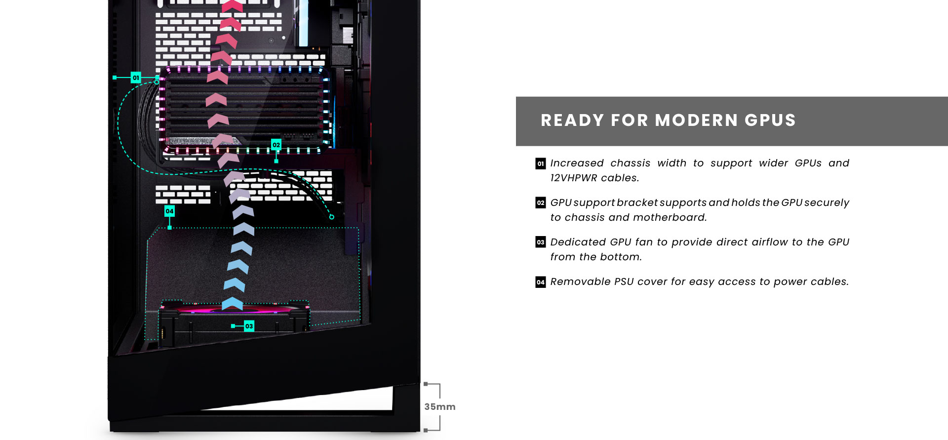 Phanteks NV Series NV5 ATX Case with Tempered Glass Windows, DRGB ...