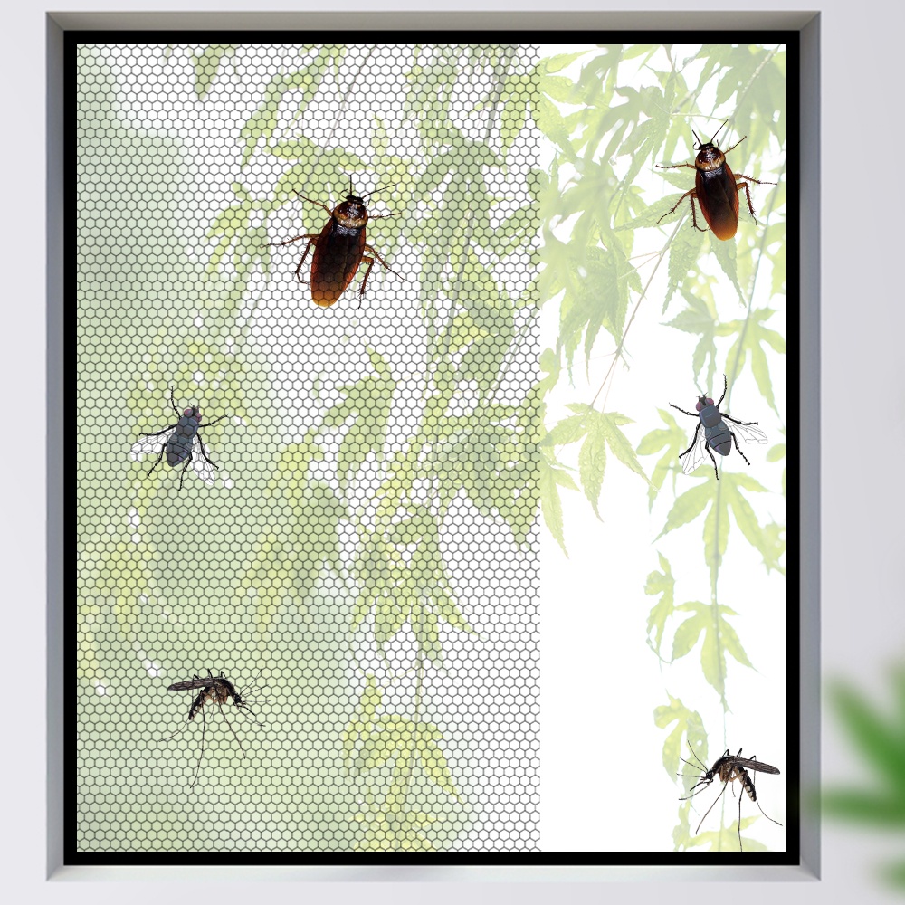 [SG] 1.5mX2m 1.3mX1.5m Mosquito Net Window Mesh Insect Net For Window ...