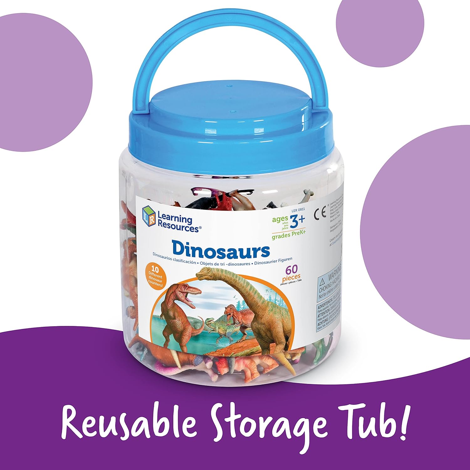 Learning Resources Dinosaurs Counters Set | Shopee Singapore