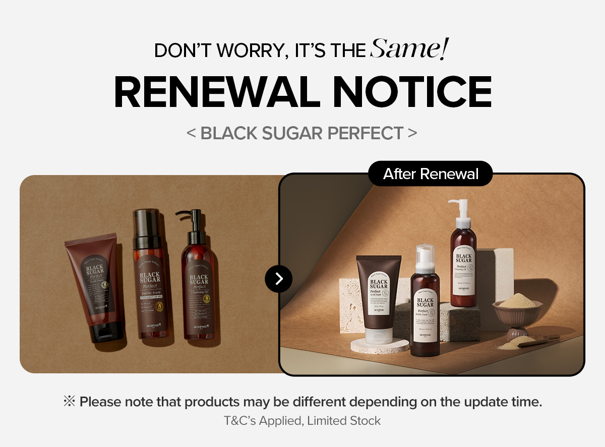 [SKINFOOD Official] Black Sugar Perfect Scrub Foam 180ml / Refine Skin ...