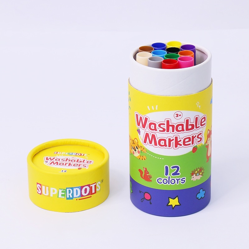 [K Plus 🇸🇬] Superdots Washable Markers Color Pen for kids Painting ...