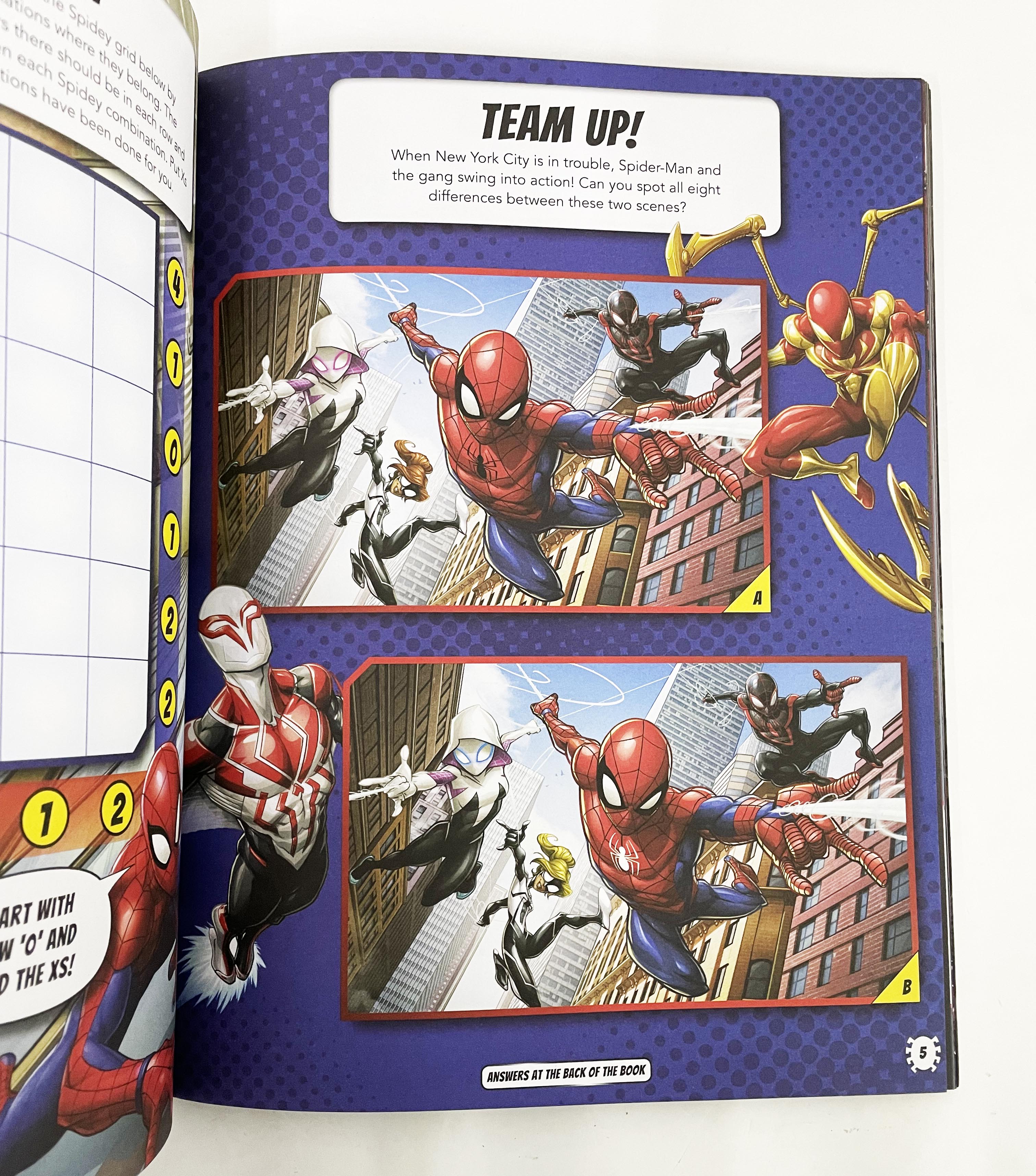 Marvel Spiderman Sticker Book & Activity For Kids Platinum Collection ...