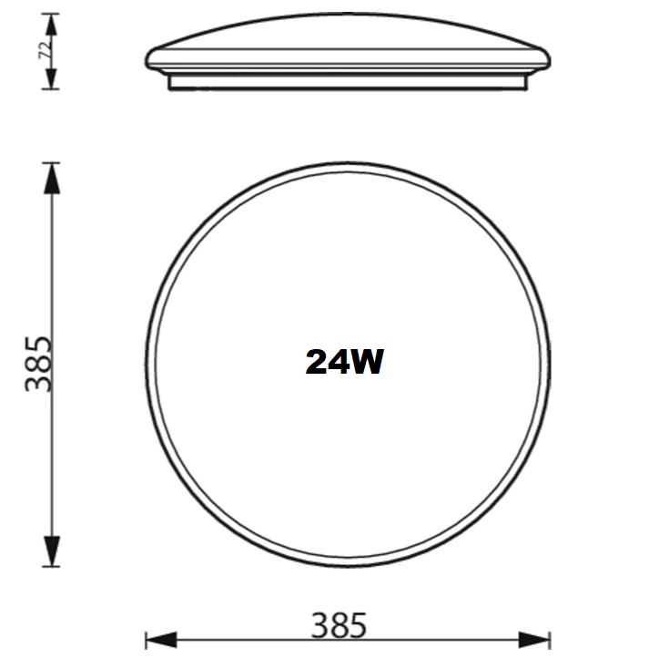 Philips Braid CL610 24W / 36W LED Remote Tunable / Dimmable ceiling ...