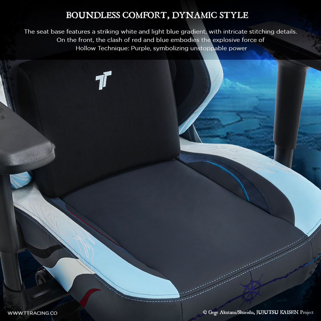 TTRacing Maxx Gojo Edition Gaming Chair | Jujutsu Kaisen Collection ...