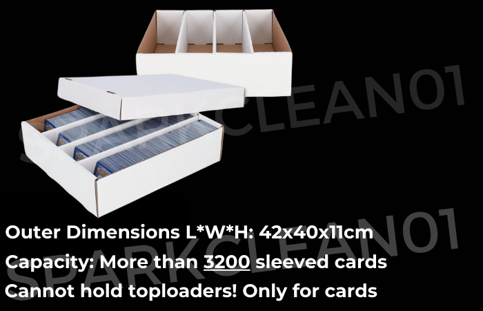 🇸🇬 (1pc) 3200ct Corrugated Cardboard Storage Box TCG Pokemon One Piece ...