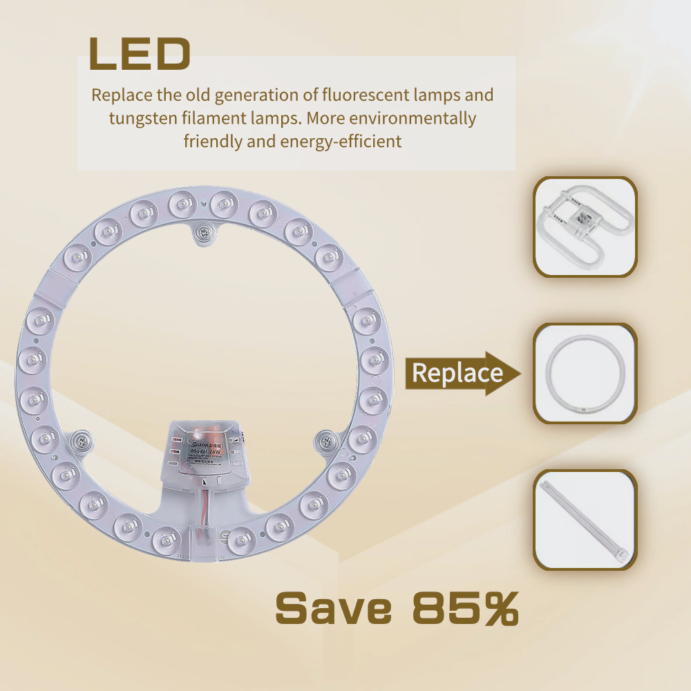 LED Ceiling Light replacement 18W 24W 36W Remote control dimming ...