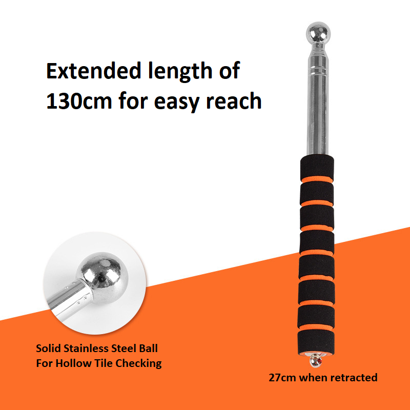 Extendable Tapping Rod Tiles Checker Marble Brick Defect Check Hollow ...