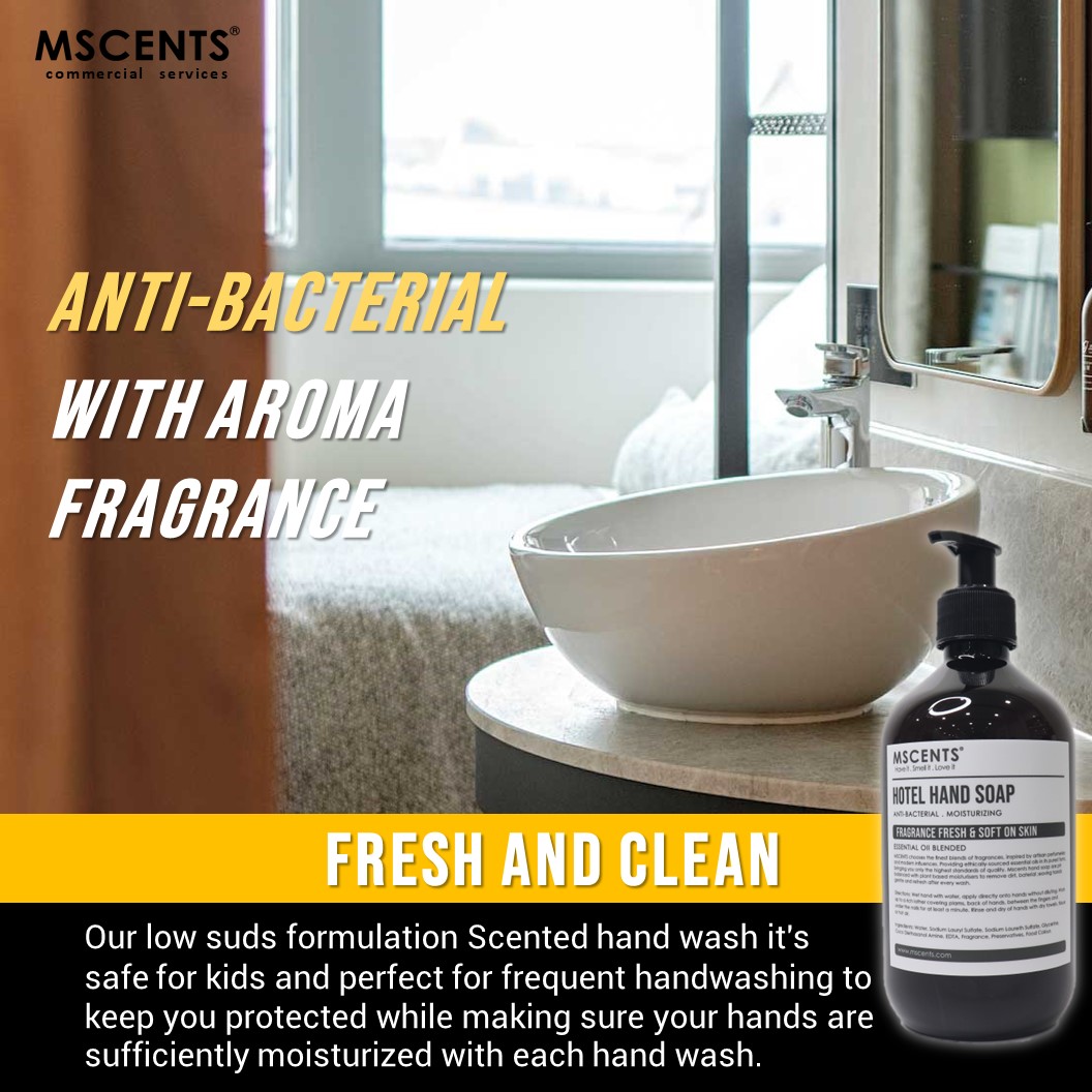 Aroma Hotel Hand Wash, Anti Bacterial 500ml Soft on Skin | Shopee Singapore