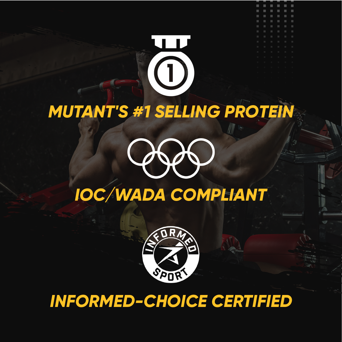 Mutant WHEY - 100% Whey Protein, added Digestive Enzymes help Build Muscle and Muscle Recovery ...