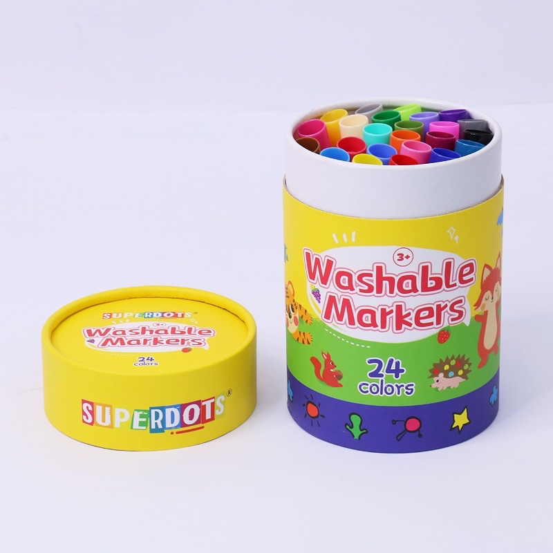 [K Plus 🇸🇬] Superdots Washable Markers Color Pen for kids Painting ...