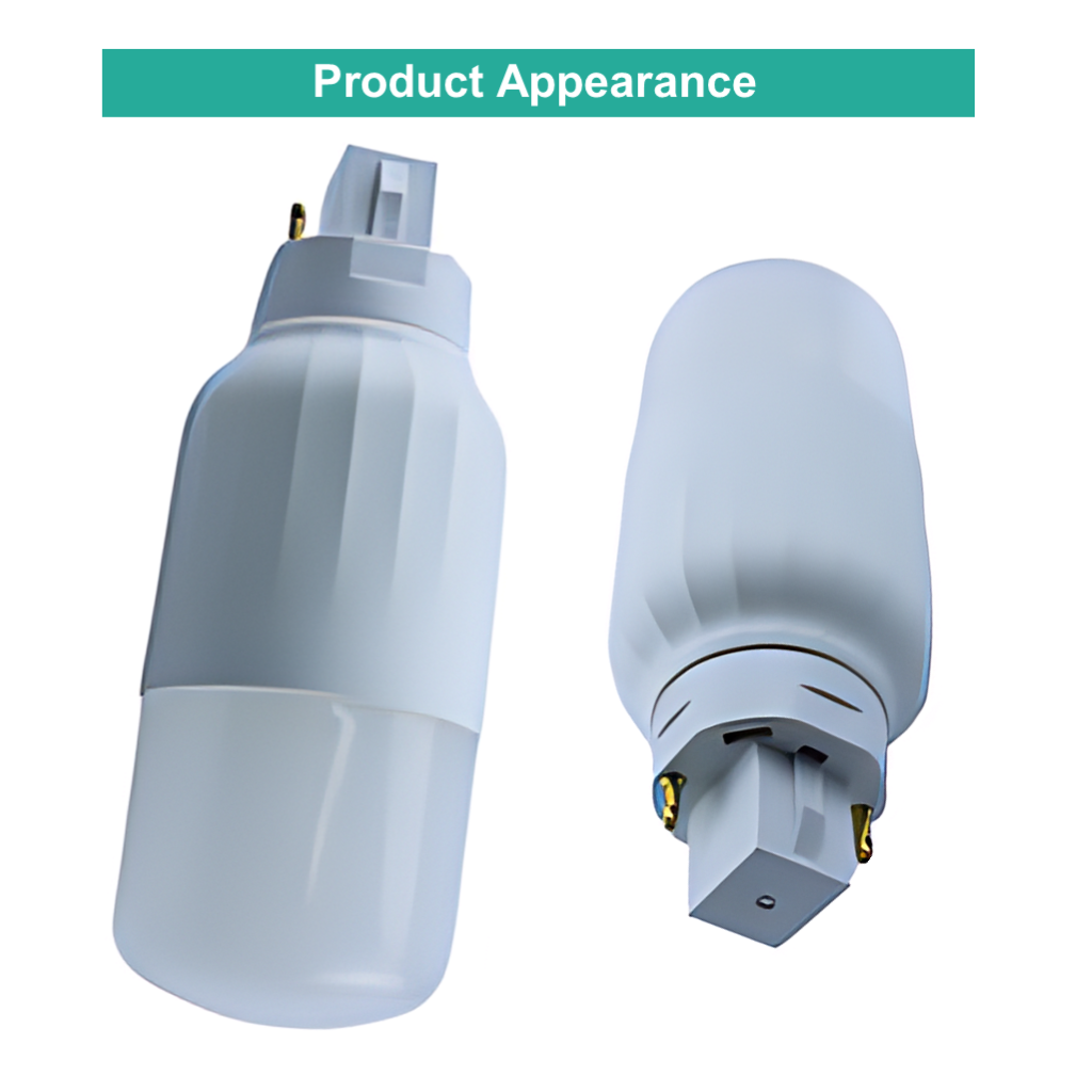 PIN-8G24D LED Light Lamp G24d Base Bulbs Plc Bulb Daylight 6500k Warmwhite 3000K 8Watt Downlight ...