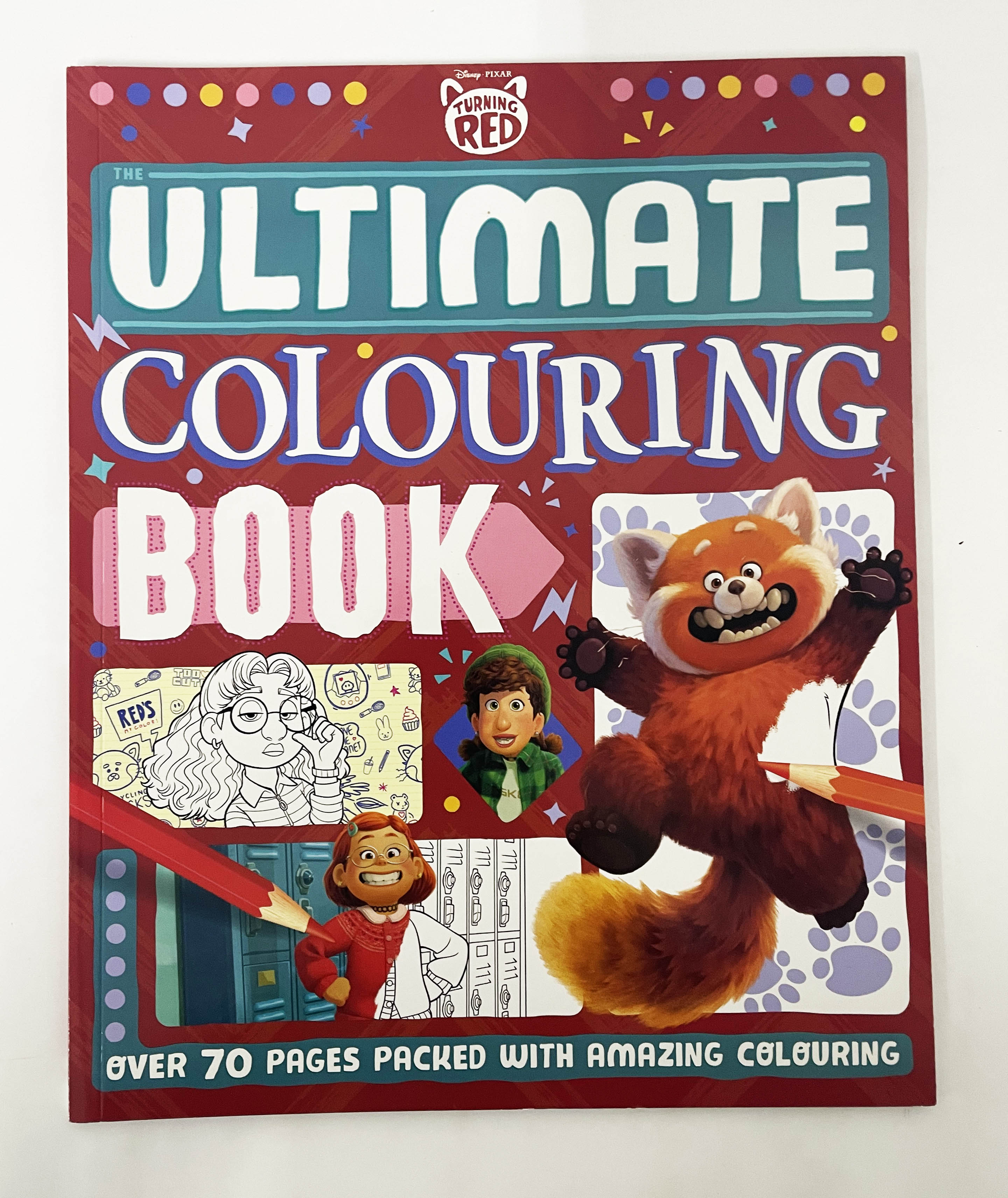 Disney Pixar Turning Red The Ultimate Colouring Book For Kids With 72 ...