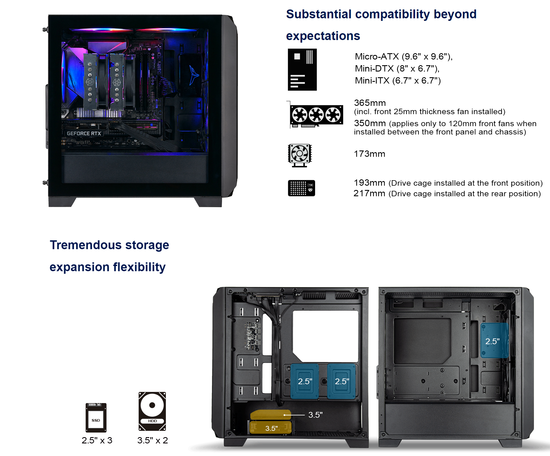 Silverstone FARA 312Z High Airflow Micro ATX ARGB Gaming Chassis ...