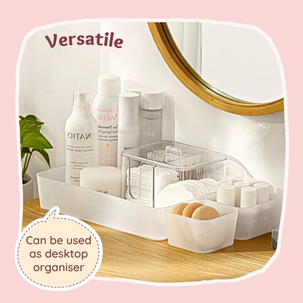 Drawer Organiser Set Desk Organizer Tray Container Kitchen Stationery ...