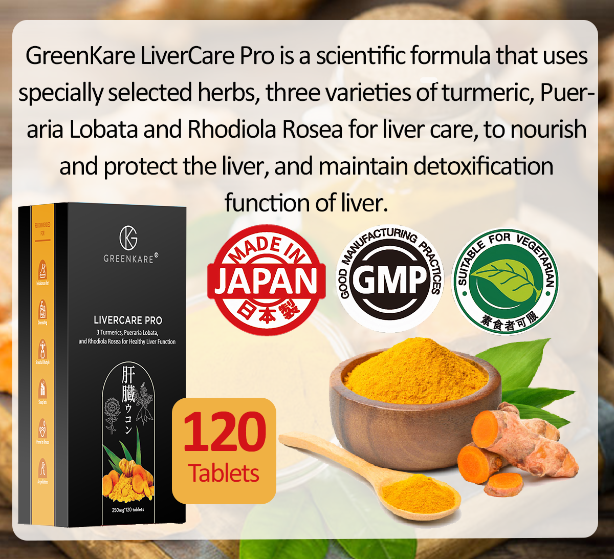 [Greenkare] Liver Care Triple Turmeric Extract-Natural Liver Cleanse ...