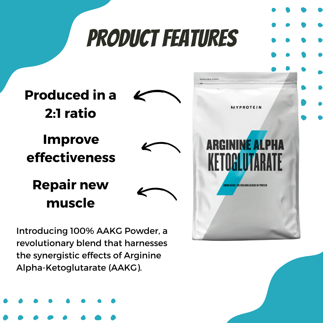 Myprotein, 100% AAKG Powder, Arginine Alpha-Ketoglutarate, Vegan ...