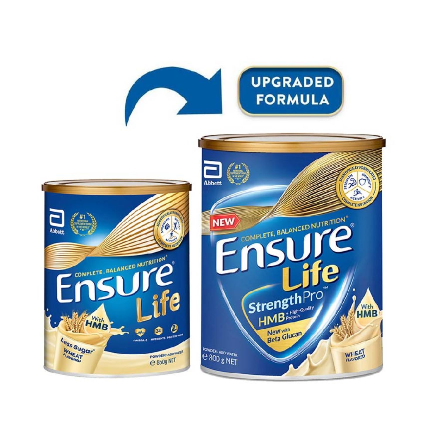 ENSURE Life Hmb Strength Pro Wheat (Maintain Normal Muscle Calcium And Phosphorus For Strong ...