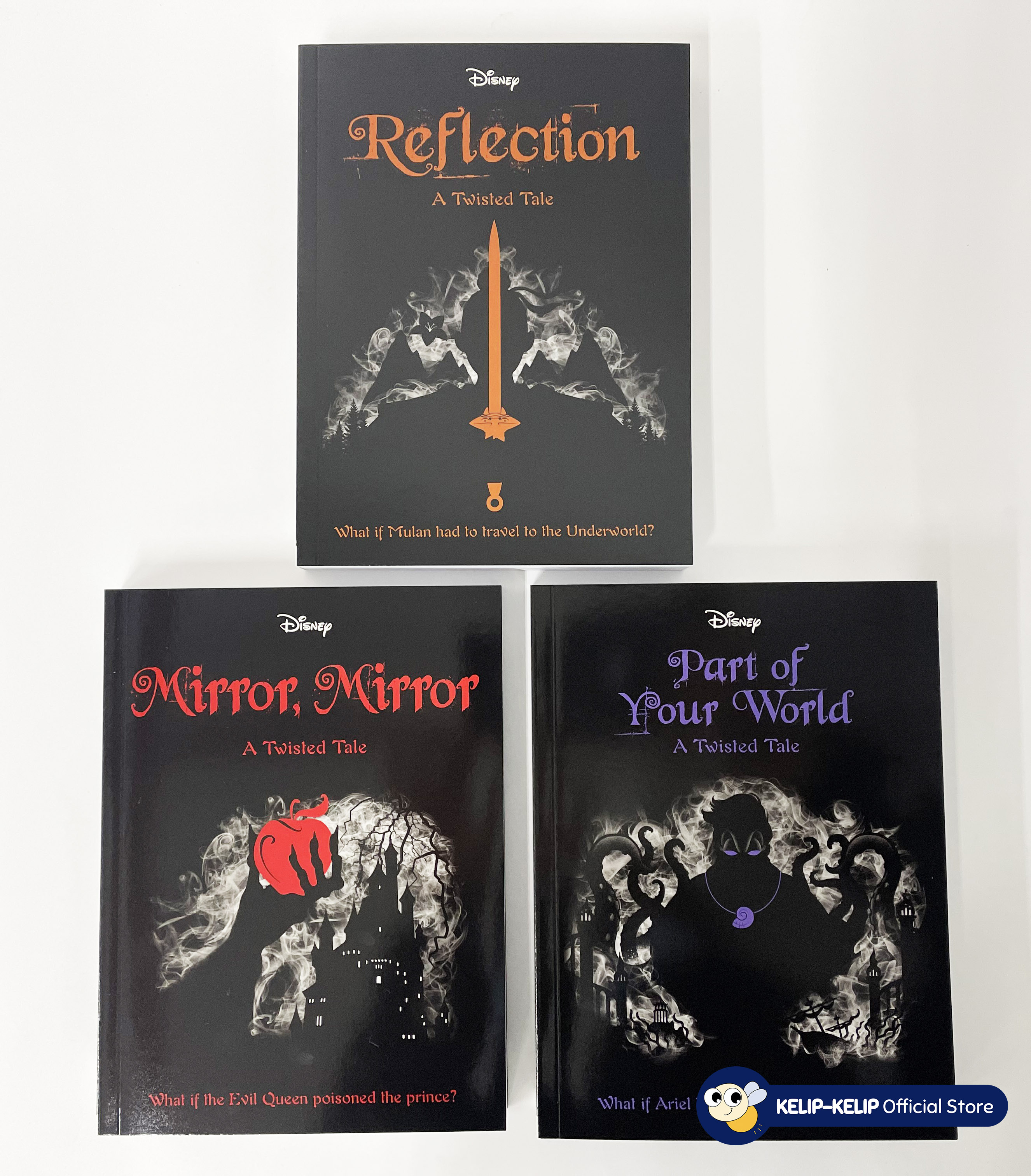 Disney Twisted Tales Gift Set with 3 Novels Box Set Mulan Snow White ...