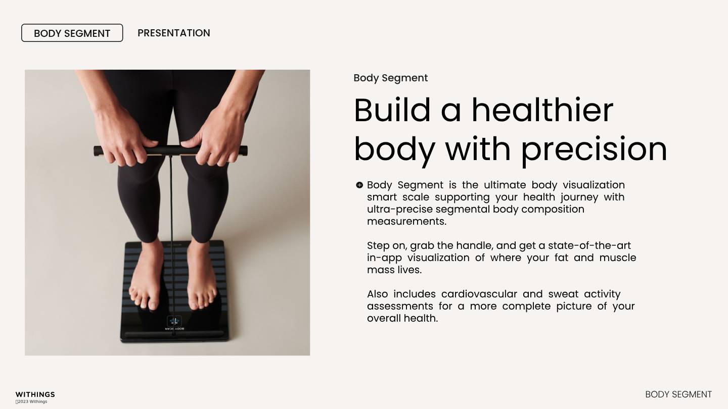 Withings Body Segment - Body Comp, Cardio, Nerve, Scale | Shopee Singapore