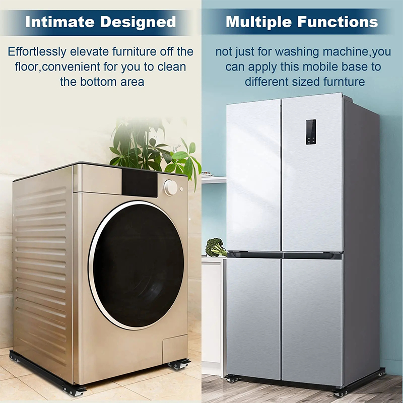 【NDD】Movable Washing Machine Base With 360° Wheels Upgrade Fridge ...