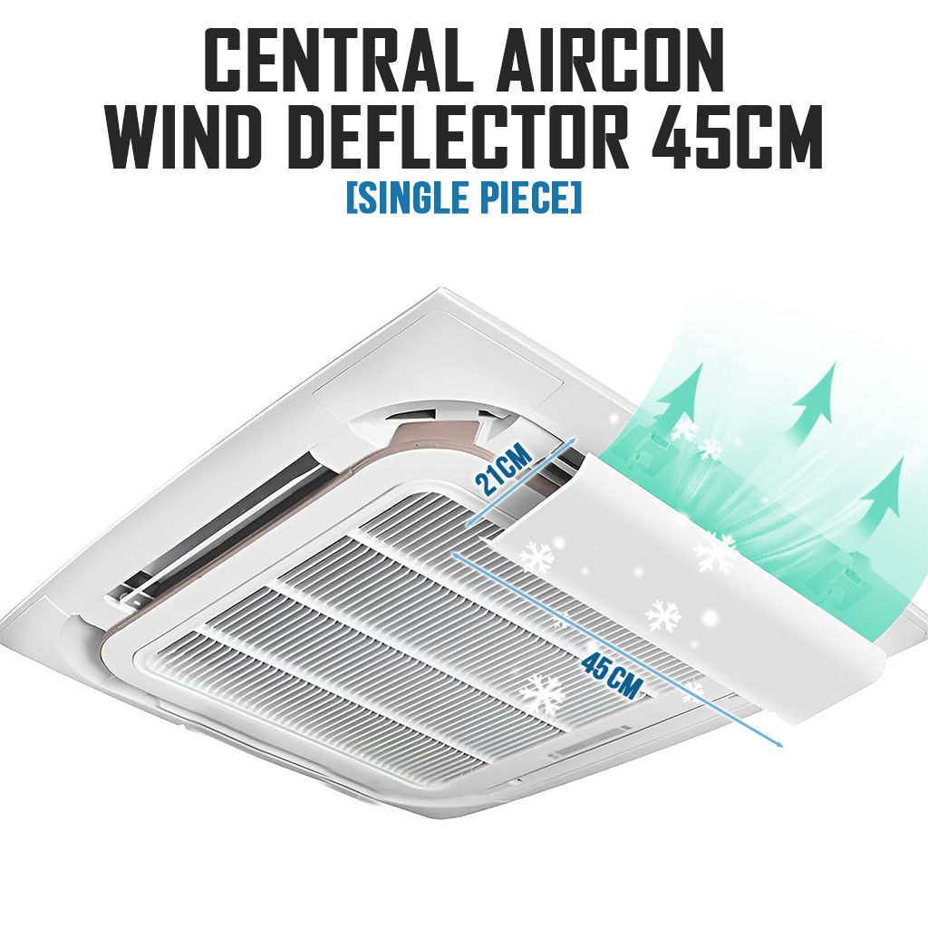 SG Central Aircon Cassette Wind Deflector Ceiling Air Conditioner Unit ...