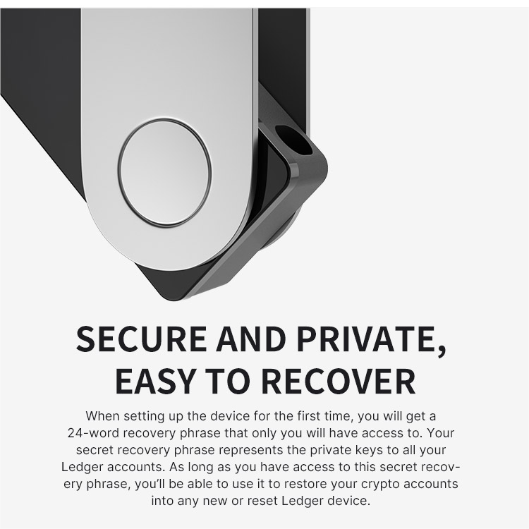 [Official Authorized Retailer]Ledger Nano X Crypto Hardware Cold Wallet ...