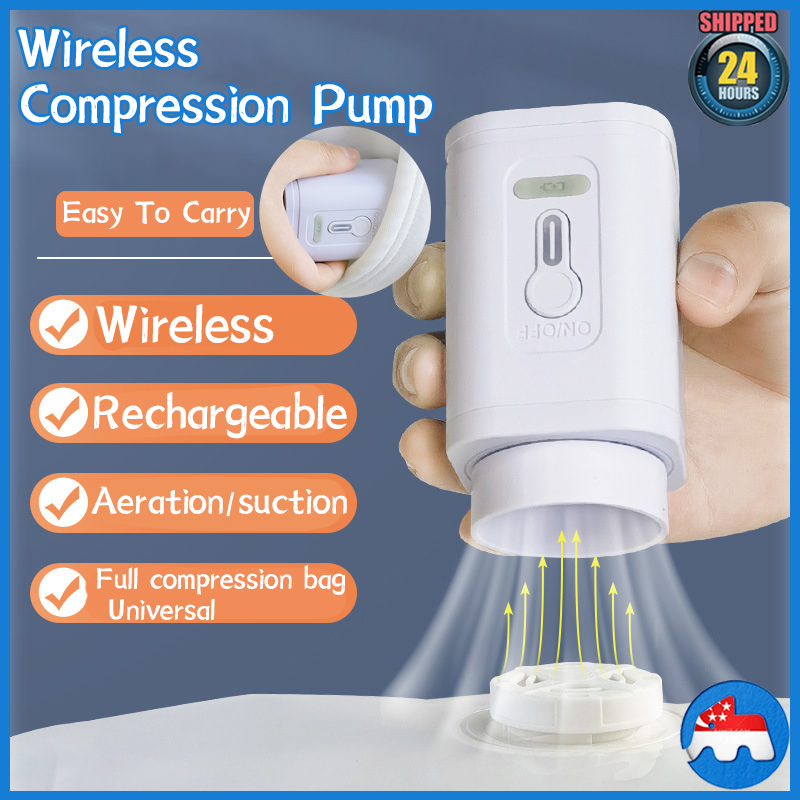 🇸🇬 [In Stock]Wireless Vacuum Pump Rechargeable Wireless Air Pump ...