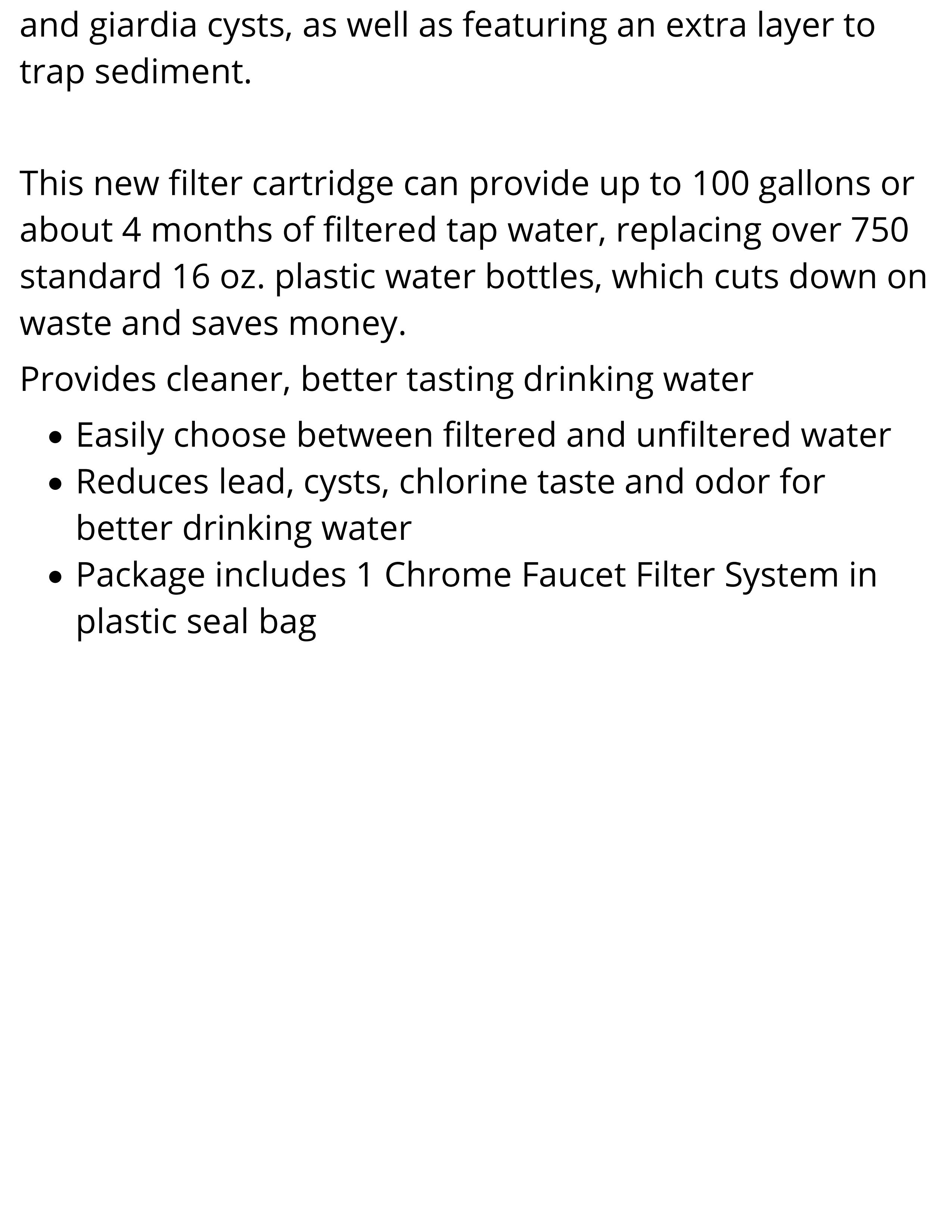 BRITA Chrome water filter cartridge for Brita Chrome water filter FR200 ...