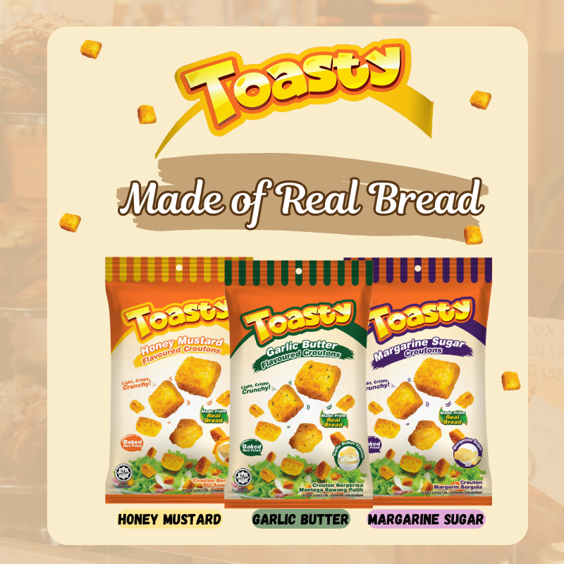 [NEW] Win2 Toasty Croutons | Garlic Bread | Crispy Bread | Made of Real ...