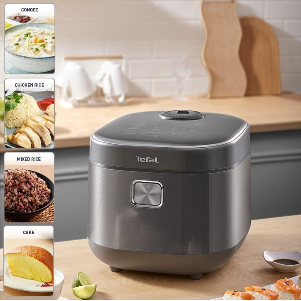 Tefal RK818A Rice Master Rice Cooker 1.8L - 2 YEARS WARRANTY | Shopee ...