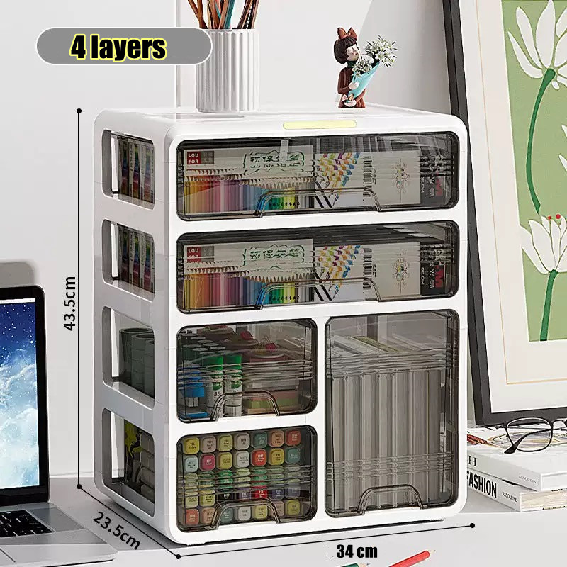 【SG Stock】Stackable Storage Drawer Box/Desktop Organizer Stationery ...