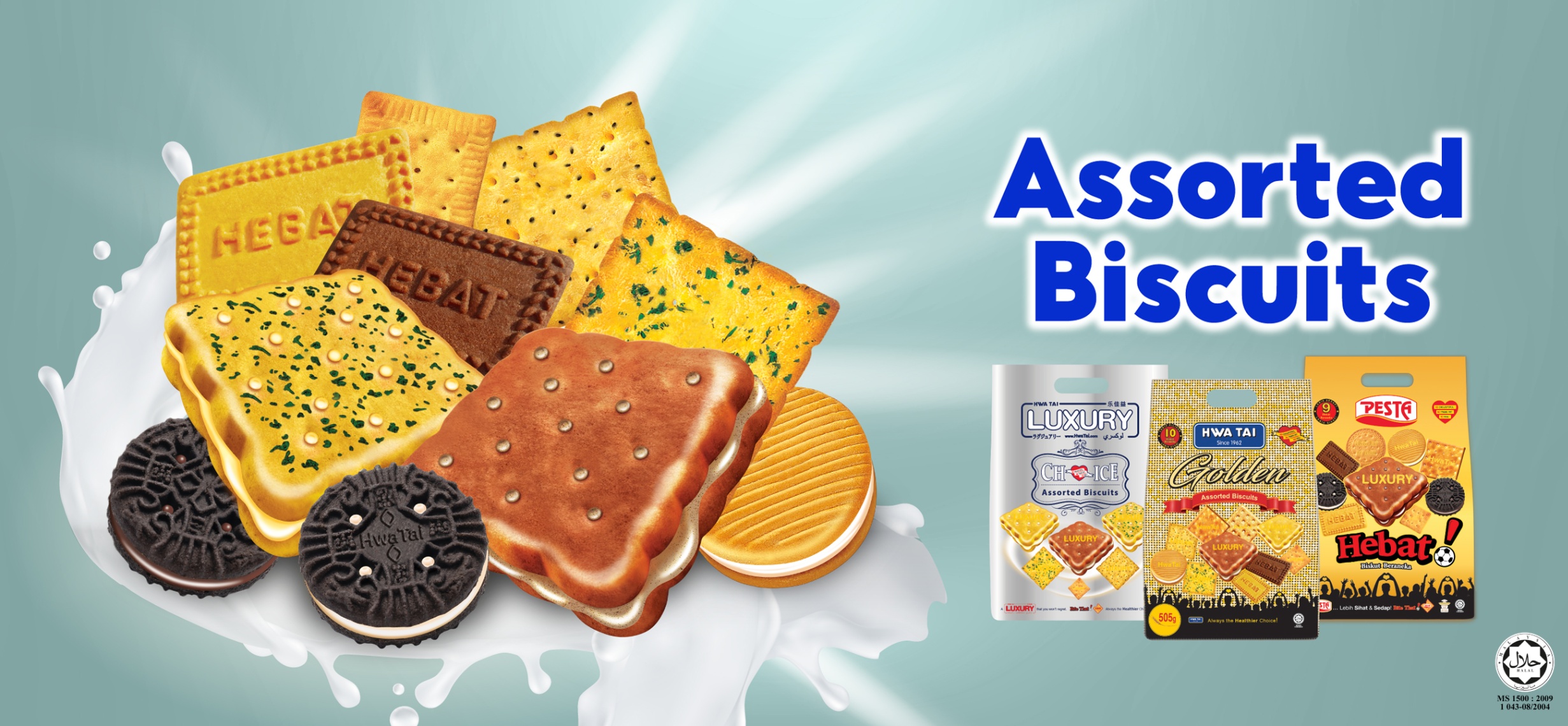 Hwa Tai Golden Luxury Choice Pesta Hebat Assorted Biscuits Similar ...