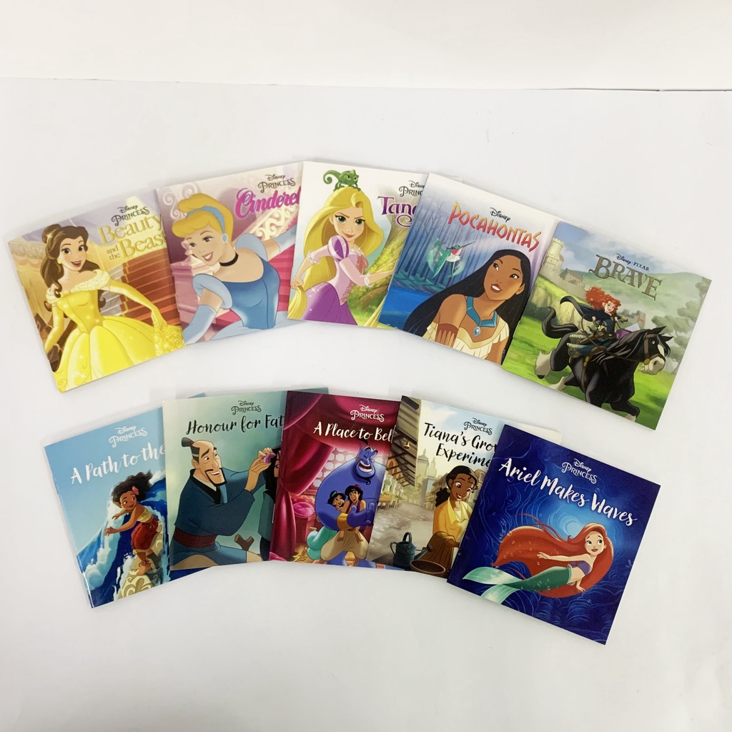 Disney Princess My Little Library Book Gift Set Box With 10 Storybooks ...