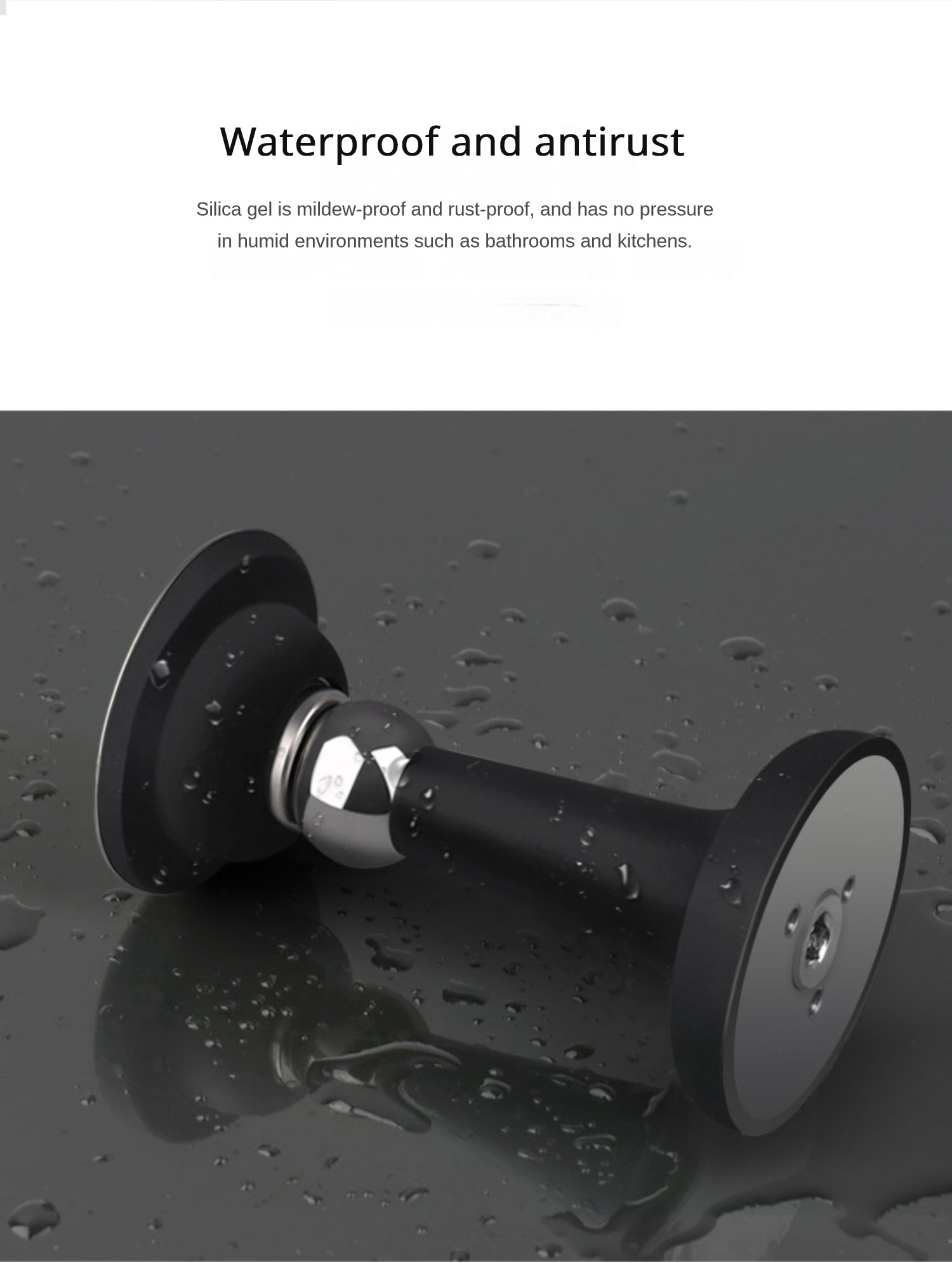 🇸🇬【SG stock】Silicone magnetic door stopper mute door stop punch-free ...