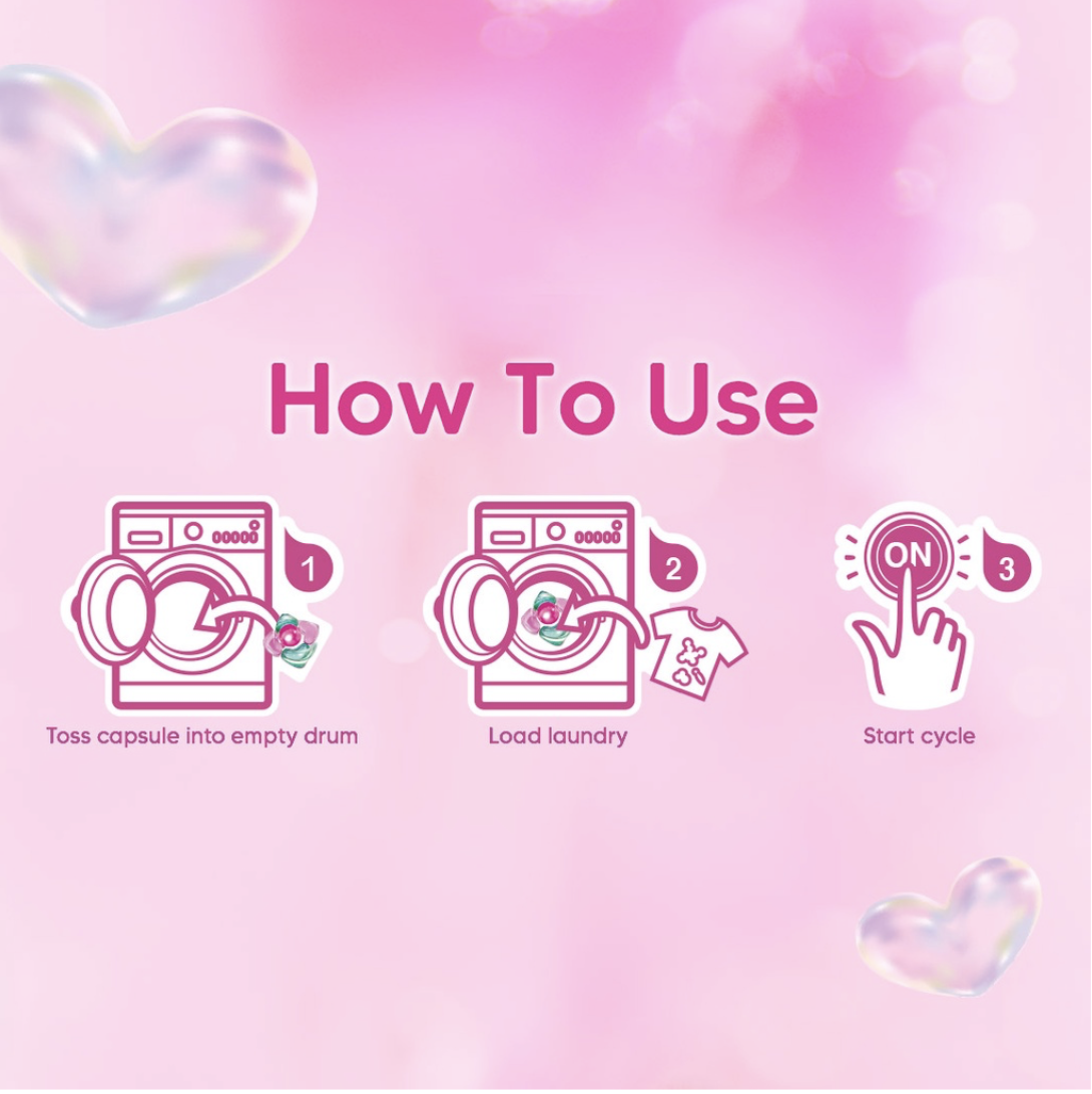 ar FÜM 5-in-1 Laundry Capsules Refill 30 pcs / (Rose, Lily, Amore & Eternal) / Wholesale Price ...