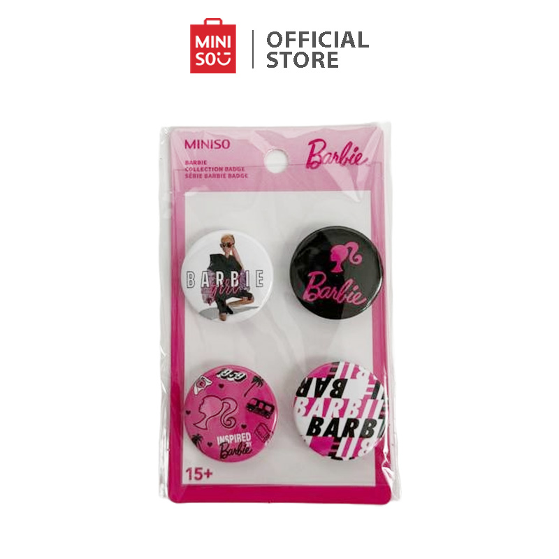 MINISO Barbie Collection Badge | Shopee Singapore