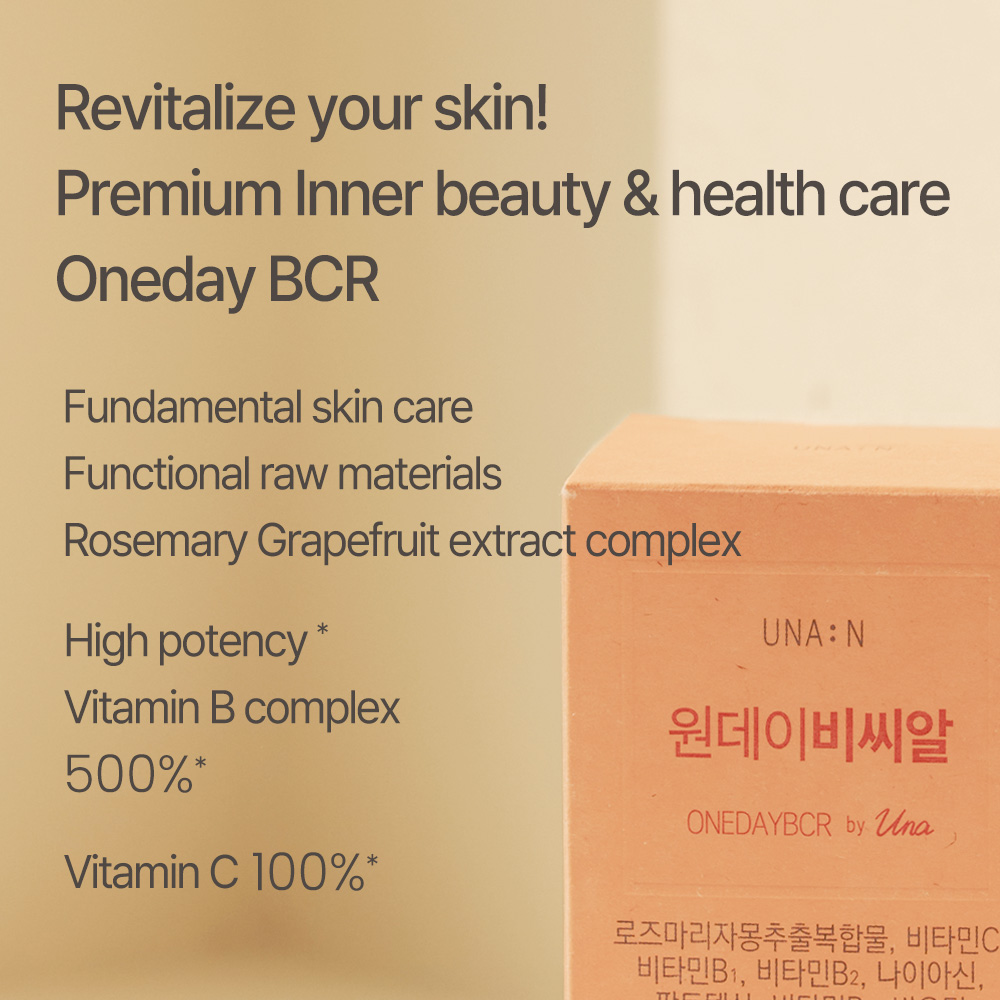 UNA:N Oneday BCR 1BOX Premium inner beauty skin health Vitamin Biotin ...