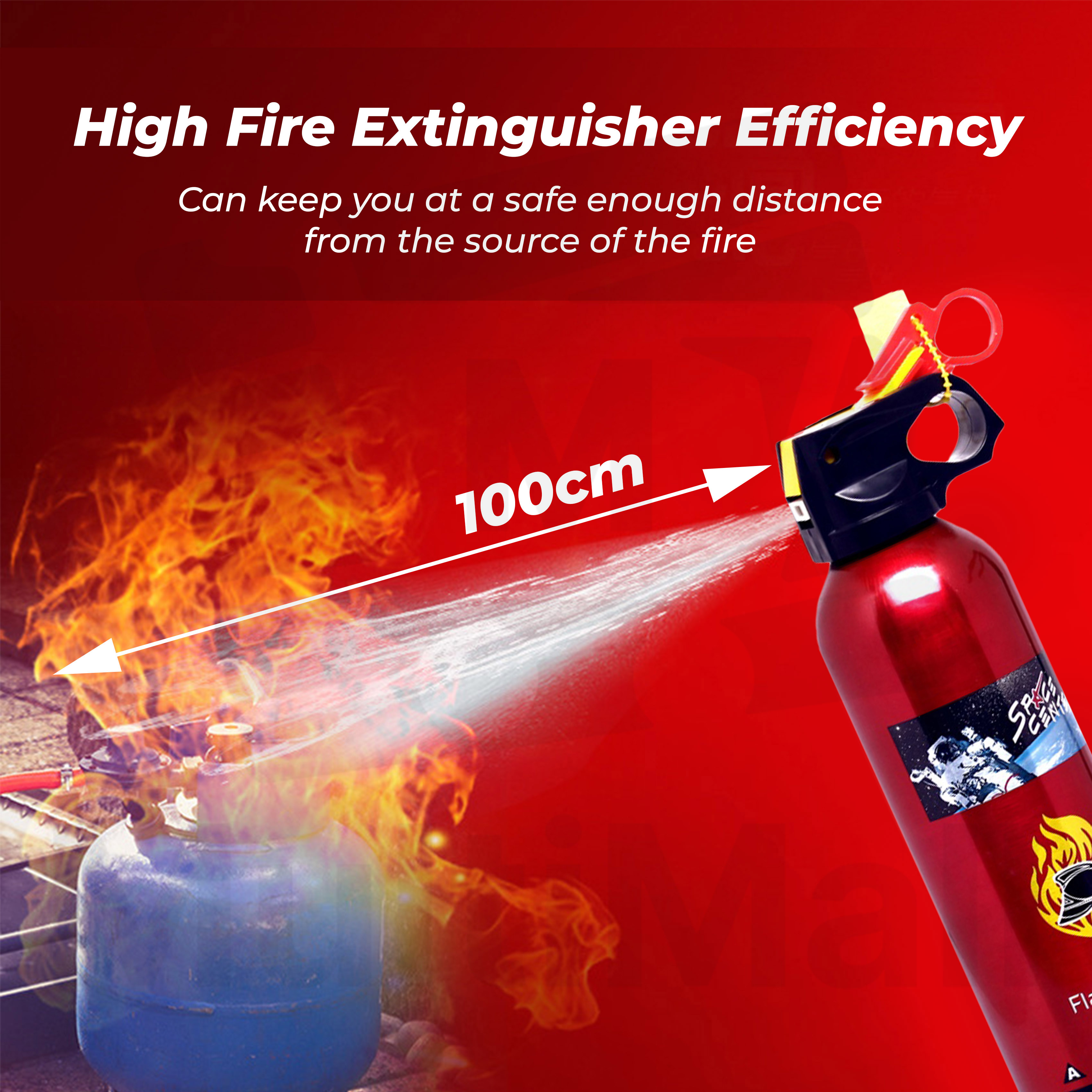 Portable Extinguisher Mini Home Car Extinguisher Emergency Fire ...