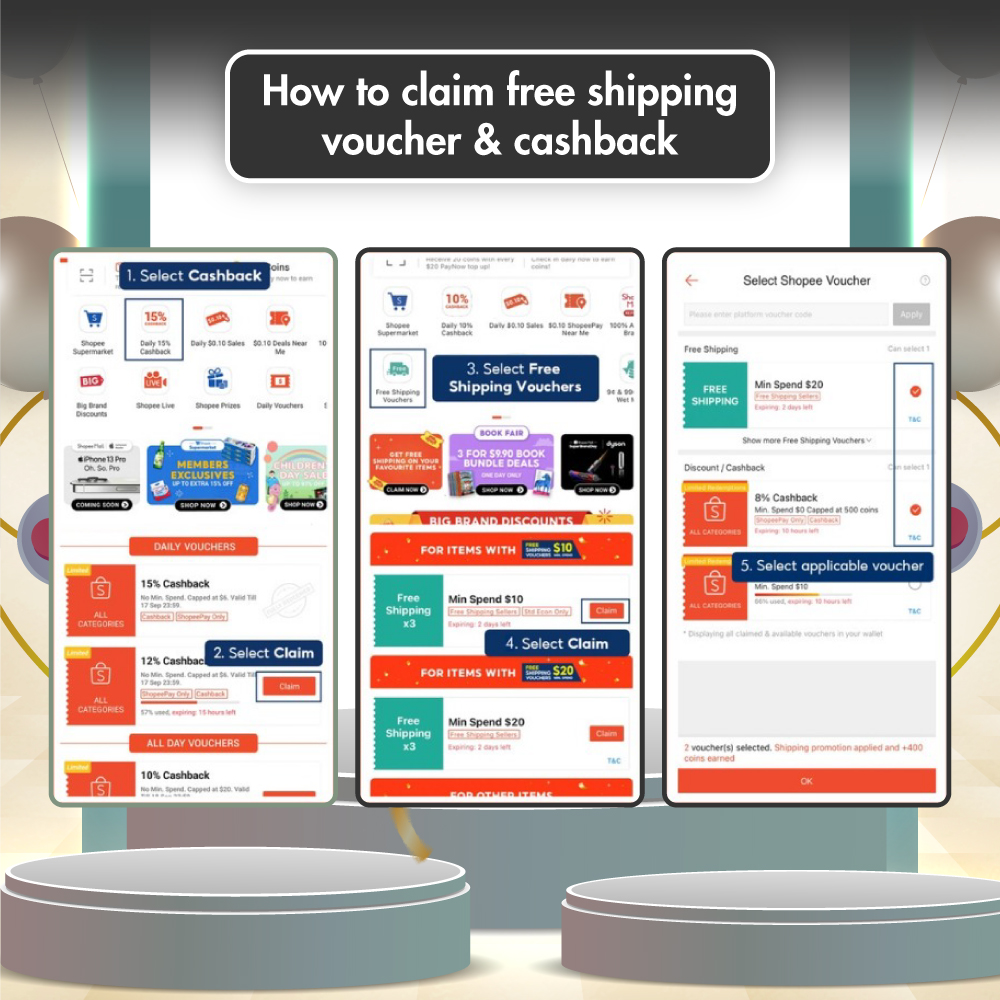 [HOUZE] 3|4|5 Tier Foldable Crossline Storage Shelf (L: 72cm W:34cm ...