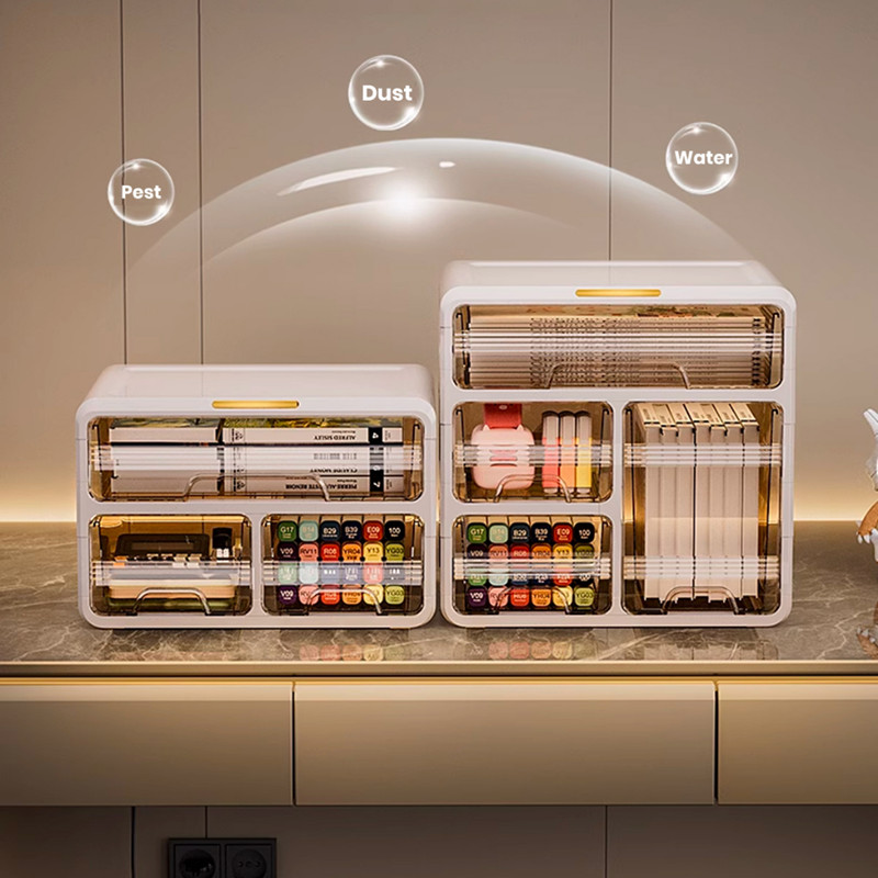 【SG Stock】Stackable Storage Drawer Box/Desktop Organizer Stationery ...