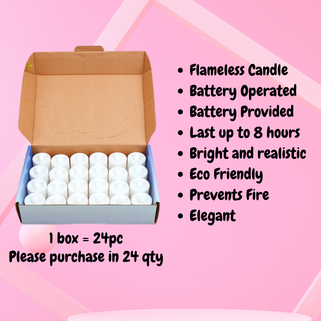 [SG SELLER[ Flameless LED Candle Electric Candles Wedding Proposal ...