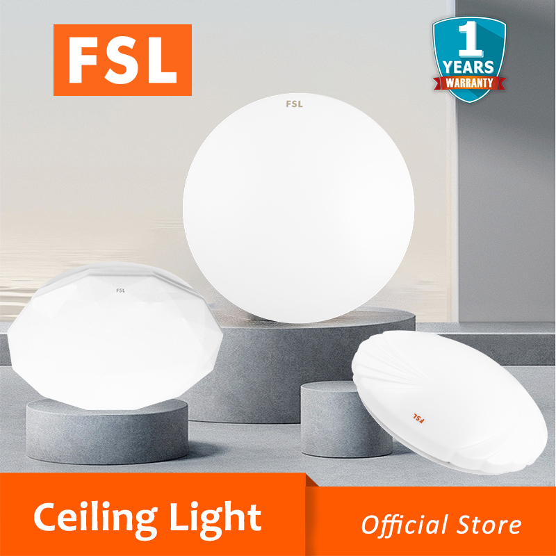 【SG Stock】FSL Brand LED Ceiling Light 14W 26W Daylight White/6500k * 25W Tri-Colour(3 Colours ...