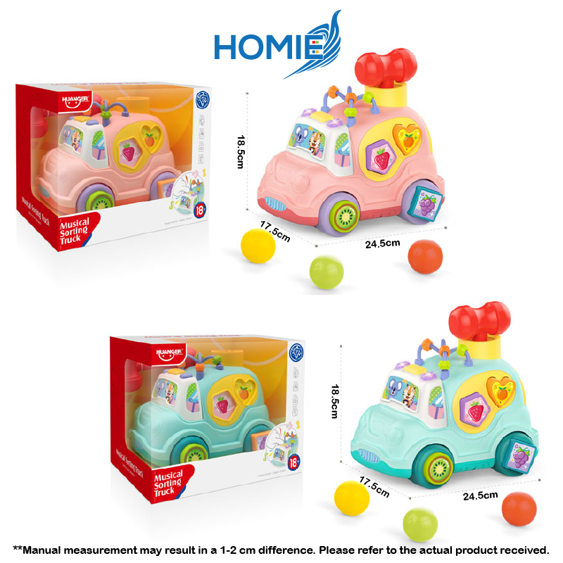 HOMIE Musical Light Shape Matching Sorting Truck Sets/Multi Early ...
